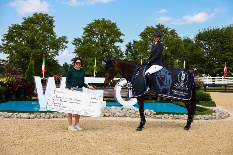 Kelly Soleau-Millar & Fire Fly Light Up in the Welcome Stake at WEC ...