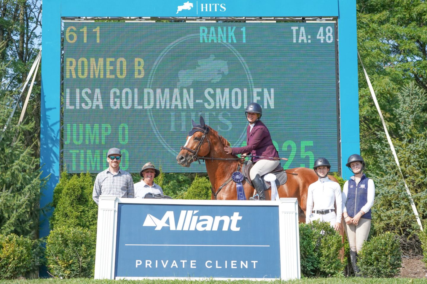 Lisa Goldman-Smolen & Romeo B Blaze to First in the $20,000 Alliant ...