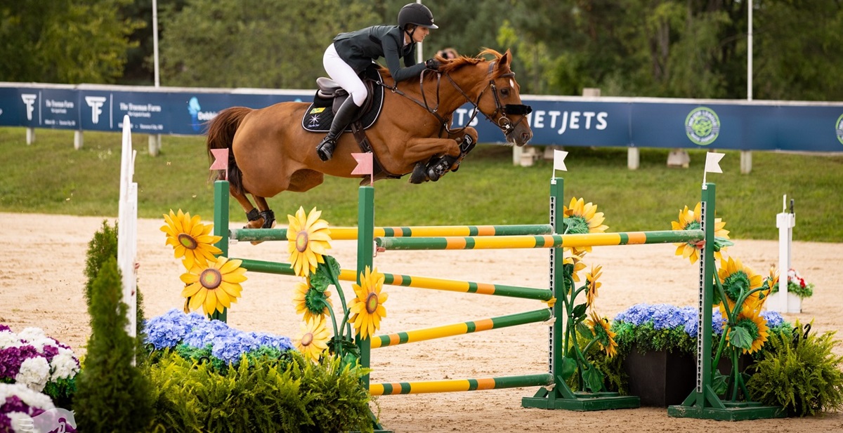 Charlotte Jacobs & “Roy” Up to Their Tricks in the $32,000 Stud Tree ...