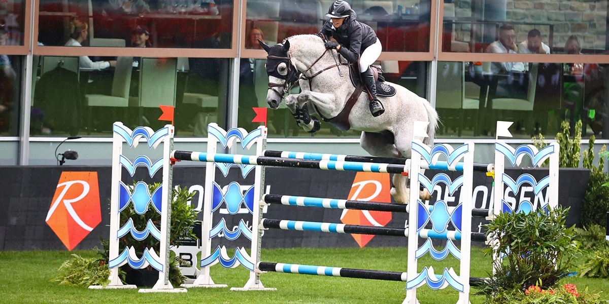 Natalie Dean & Con Calma Claim Silver Honors in the €105,500 Grand Prix ...