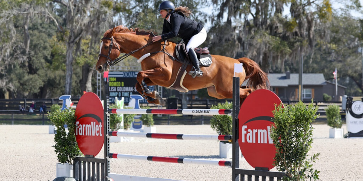 Lisa Goldman-Smolen & Romeo B Romance the Crowd in the $60,000 FarmVet ...